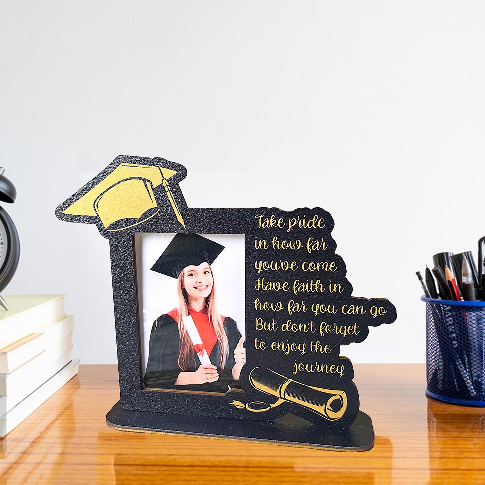 1 Set Picture Frame Graduation Picture Display Frame DIY Wooden Photo ...