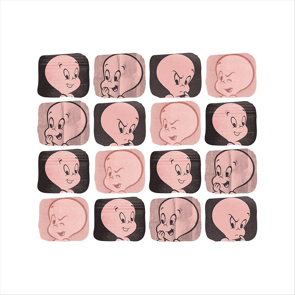 Casper The Friendly Ghost Facial Expressions Pattern Men's Sweatshirt ...