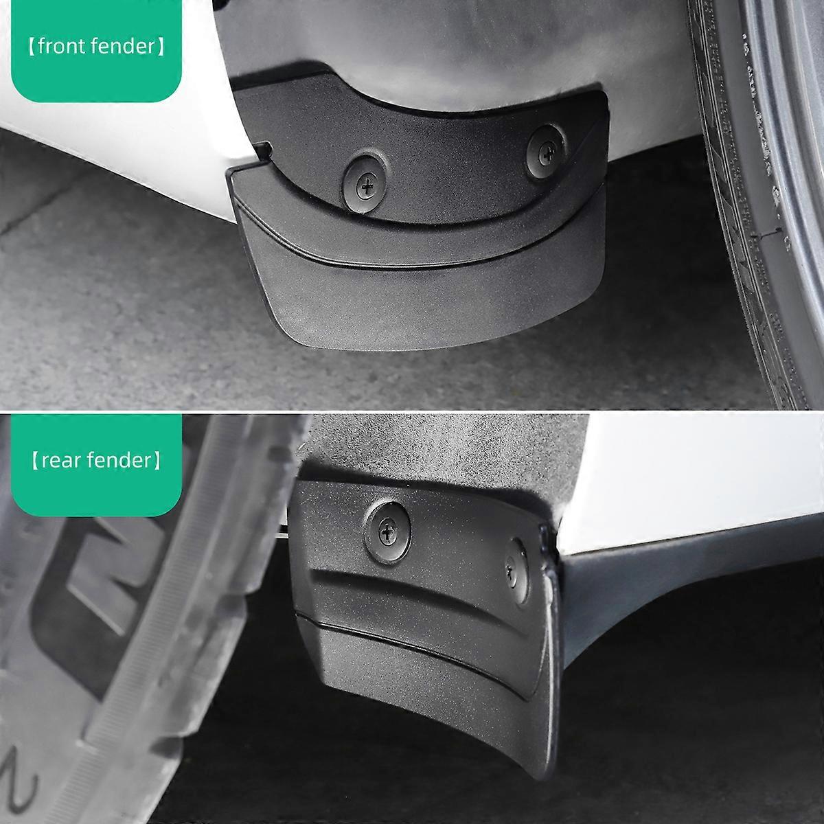 LUCKEASY For Tesla Model Y 2020-2024 Rear Wheel Mud Flaps Car ...