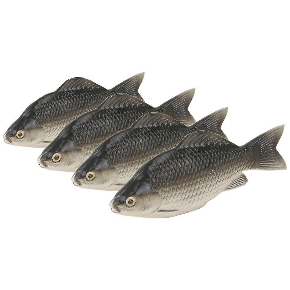 4pcs Artificial Fish Models Fake Fish Simulated Fish Models Realistic ...