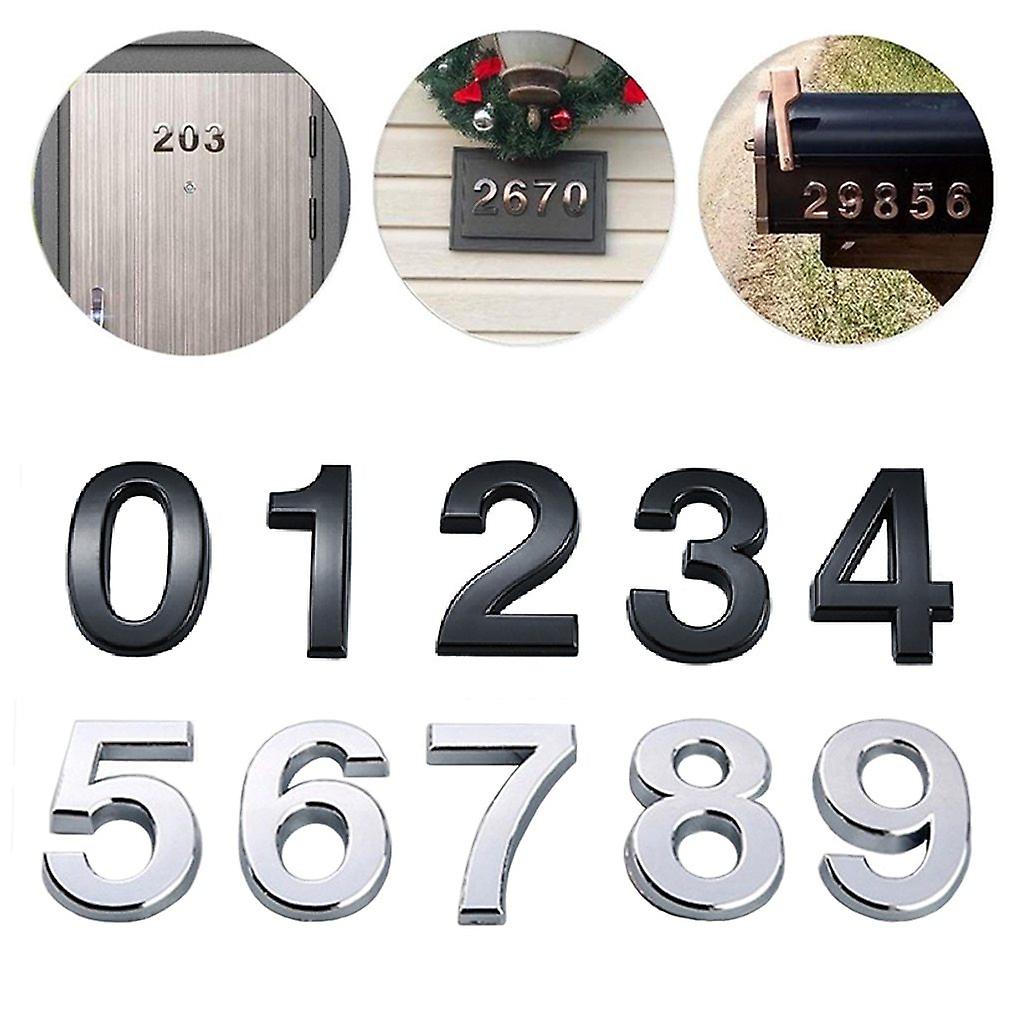 3d- Self-adhesive, Door Number Plate, Sign Number Stickers | Fruugo DK