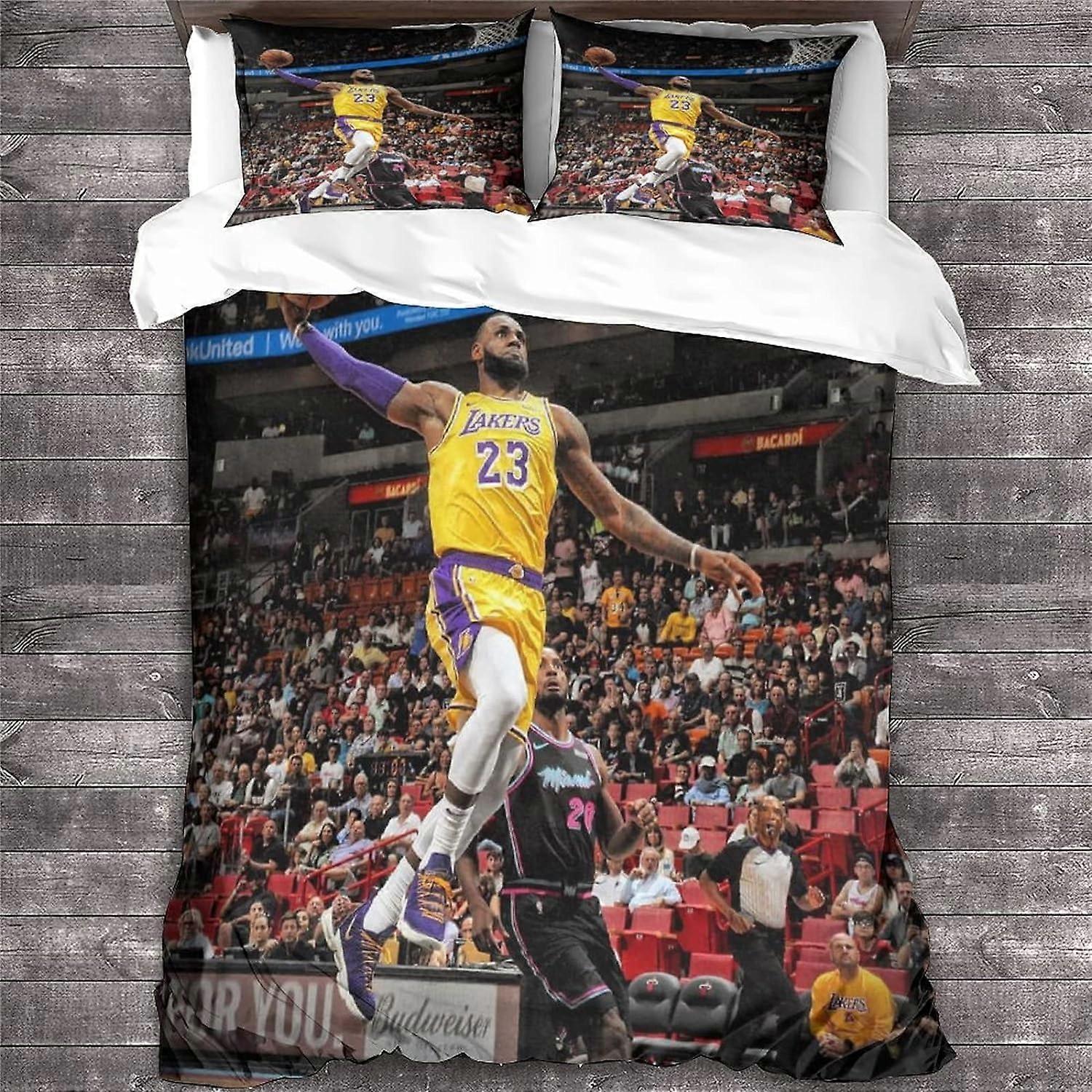 D LeBron James Bedding Set for Kids, Teens, Adults, 1 Piece, Duvet ...