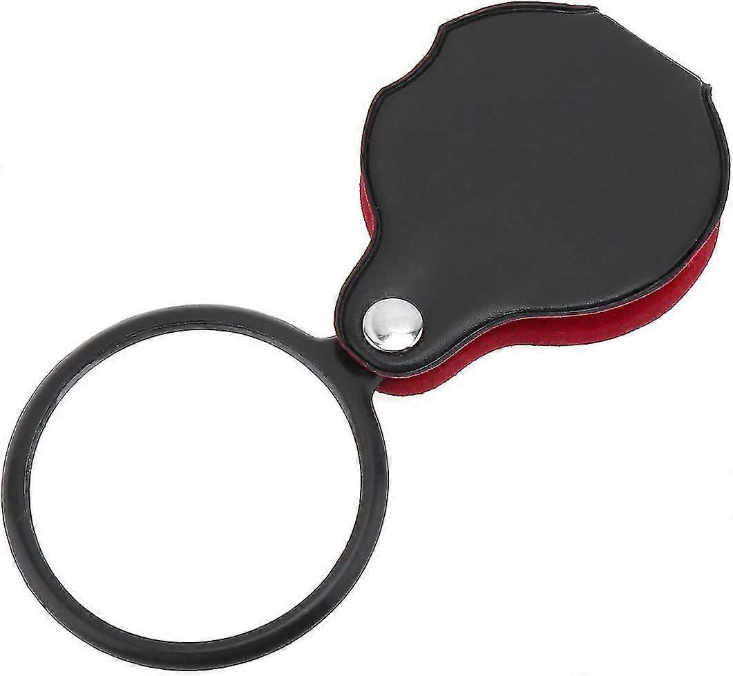 Mini Pocket Magnifier 8x Optical Glass With Cortical Protective Case ...
