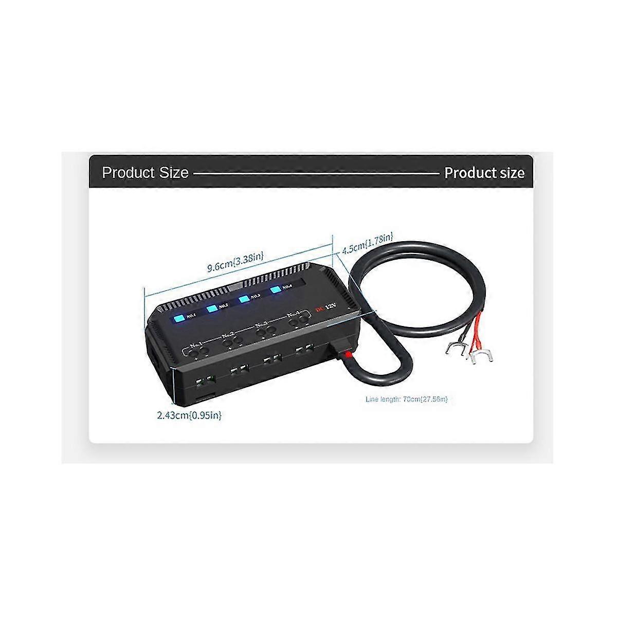 12v Fuse Block, Universal 20a Motorcycle Automotive Fuse Block Fuse And ...