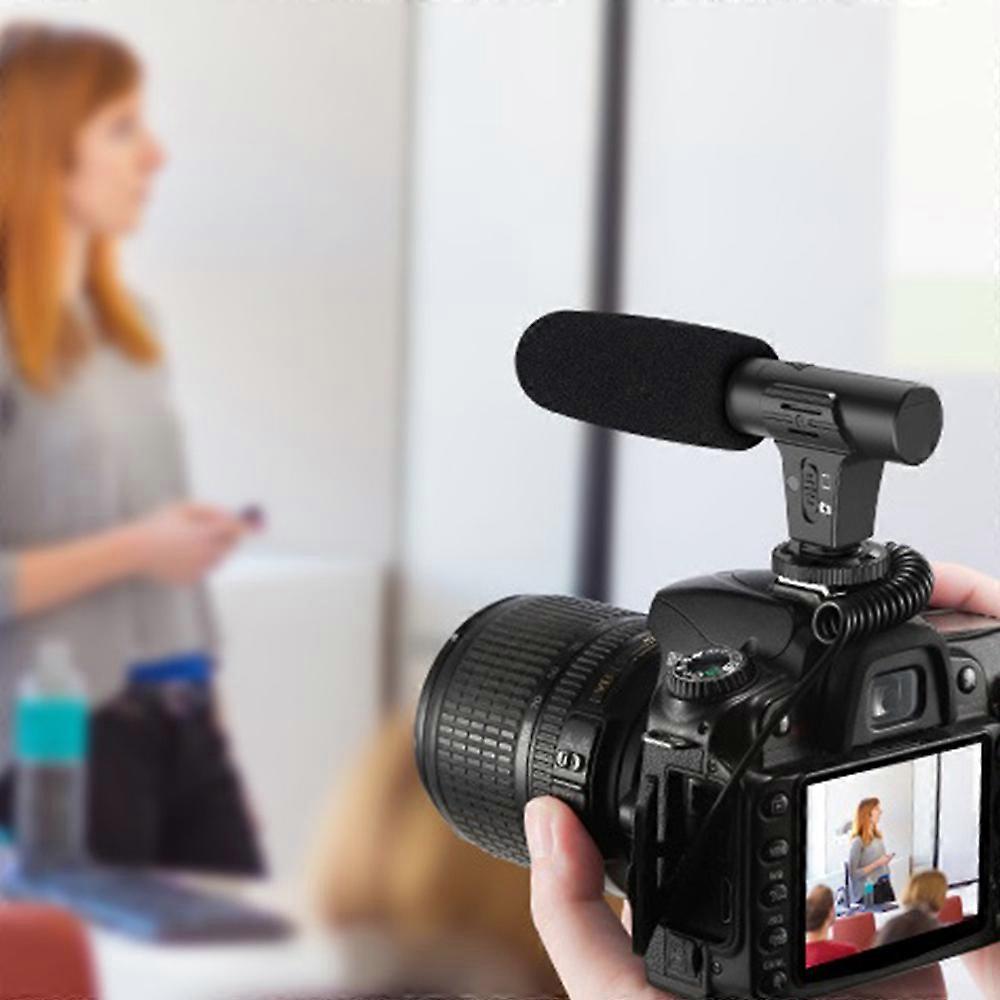 KATTO Updated 3.5mm HD Video Recording Microphone Smart Noise Reduction ...