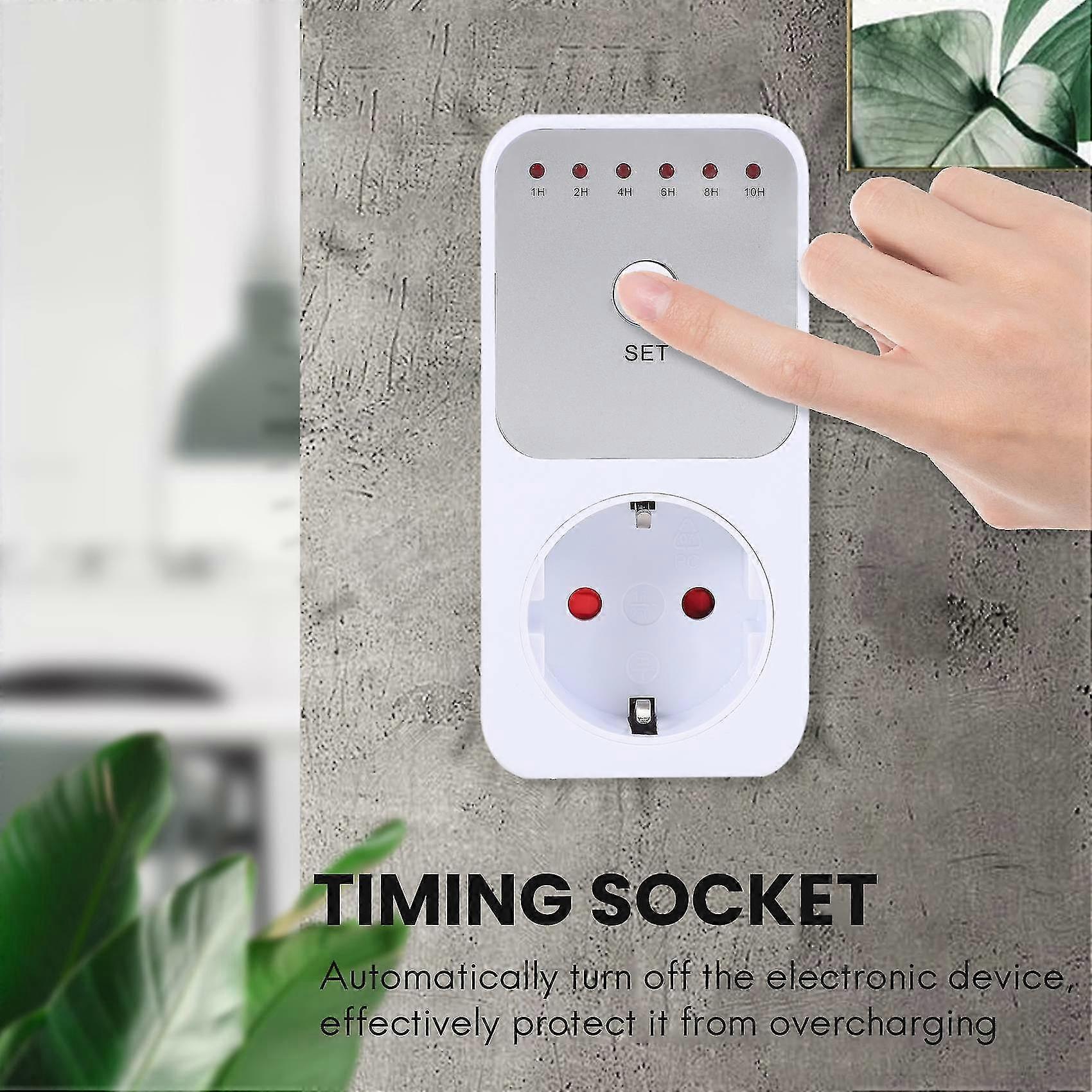Countdown Timer Switch Intelligent Control Plug In Socket Automatically Closes The Socket Eu
