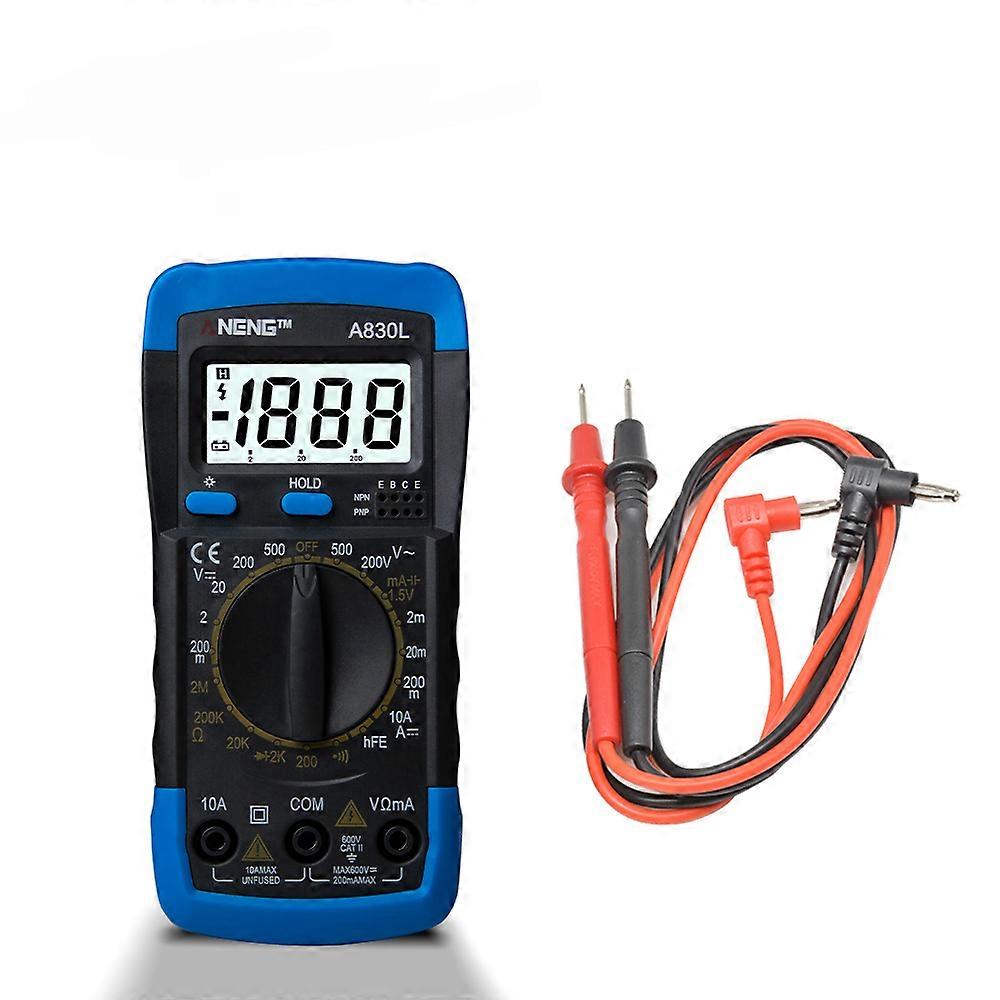 LCD Digital Multimeter A830L AC DC Voltage Diode Freguency Multitester ...