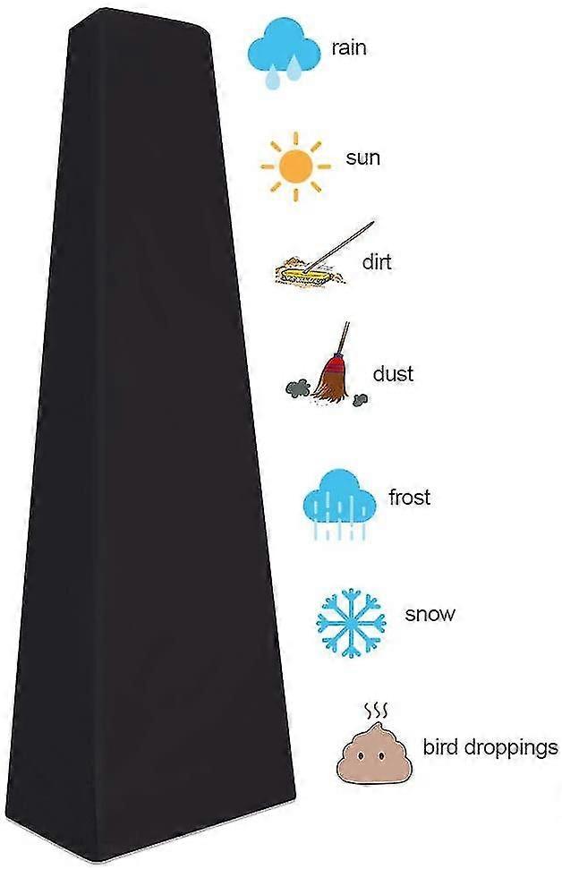 87 cm kraftig vandtæt terrassevarmerdæksel til havevarmer pyramide stor ...