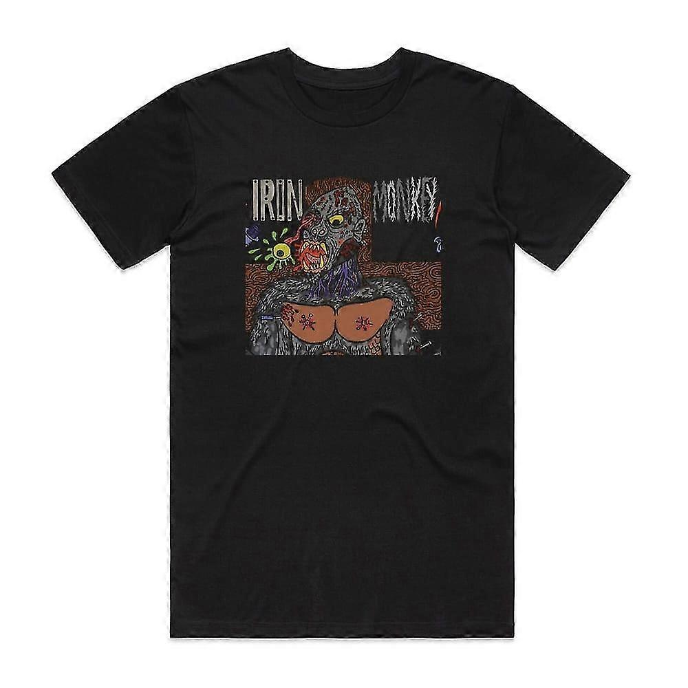 Iron Monkey Our Problem Album Cover T-Shirt Black high quality | Fruugo UK