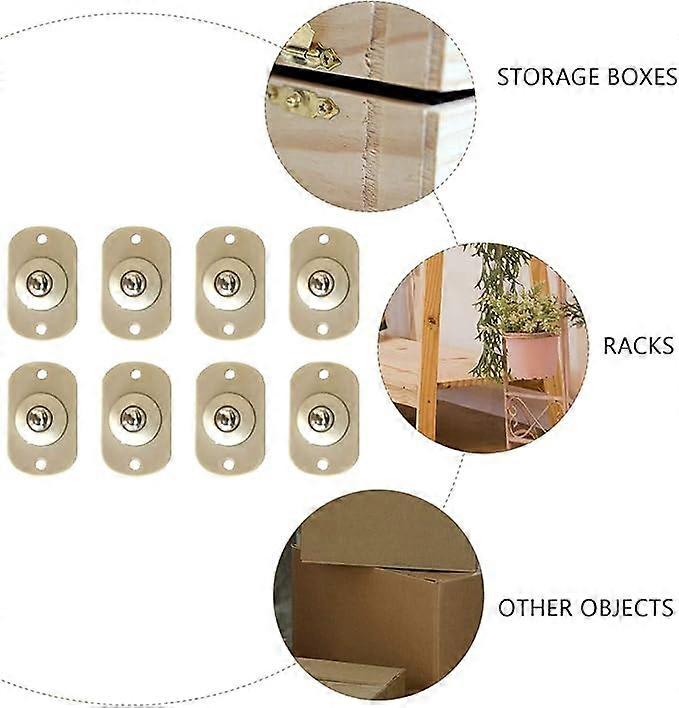 Mini Self-Adhesive Furniture Transfer Caster Strong Plastic Wheel 360 ...