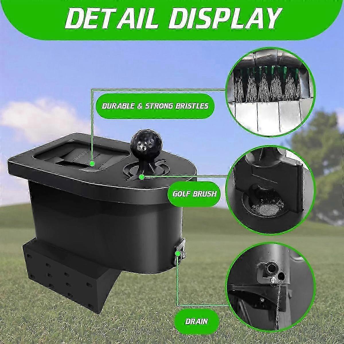 Golf Cart Ball Washer And Club Cleaner Kit For , Club Car, , Advanced ...