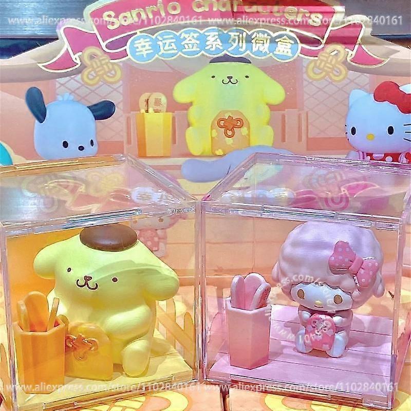 GaiBoSi MINISO Blind Box Sanrio Lucky Draw Series Micro Kawaii Doll ...