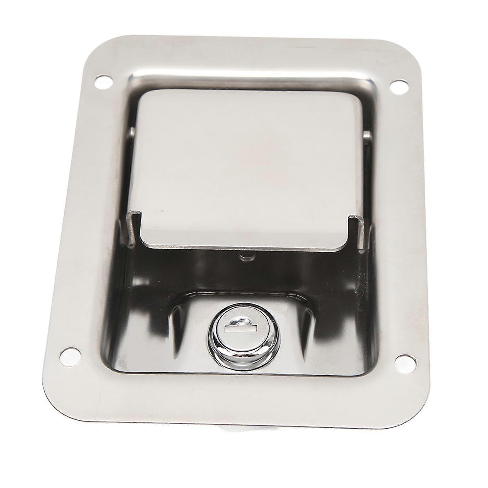 Trailer Door Key Lock Lock Stainless Steel Door Paddle Handle Lock ...