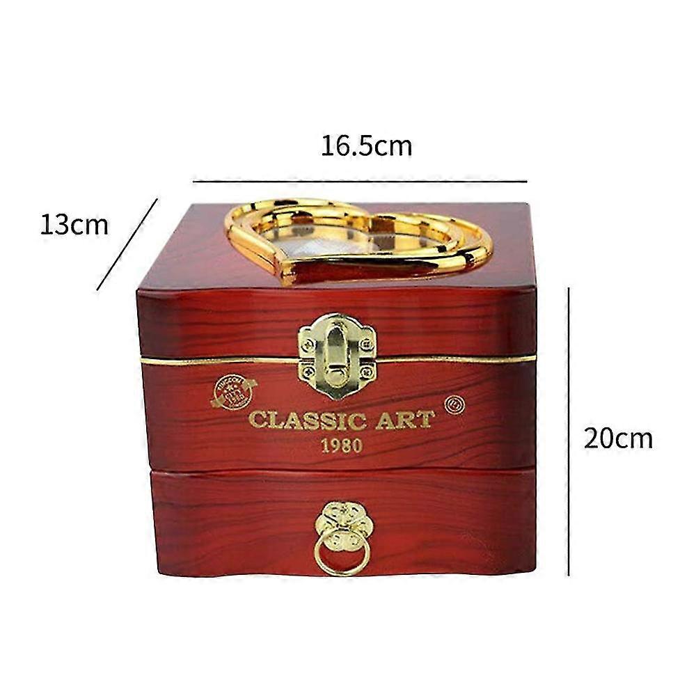 Musical Jewelry Box with Rotating Ballerina Dancer and Pull-out Drawer ...