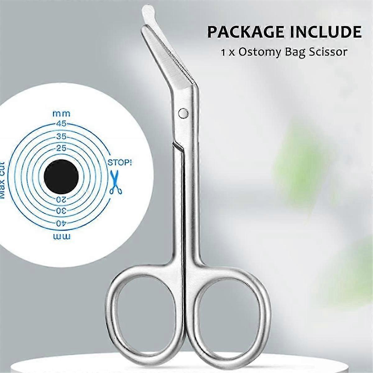 Ostomy Bag Scissor-Stoma Pouch Shear with Blunt Round Tip compatible ...