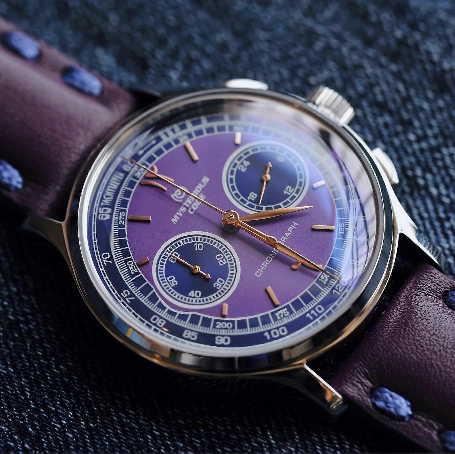 Bubble glass VK64 Homage Watch Chronograph Clock Curve Glass 316L ...