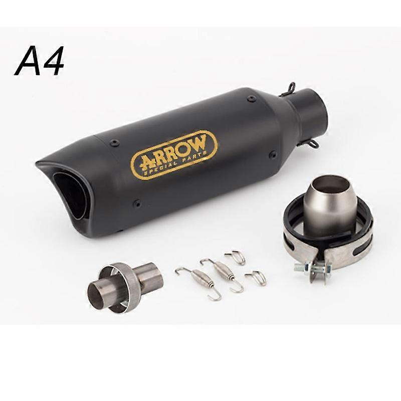 51mm universal motorcycle arrow exhaust pipe carbon fiber muffler with db killer escape moto for ...