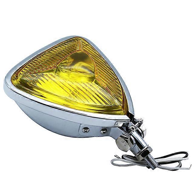 Vintage Custom Triangle Motorcycle Headlight Vehicle Lighting Chopper ...