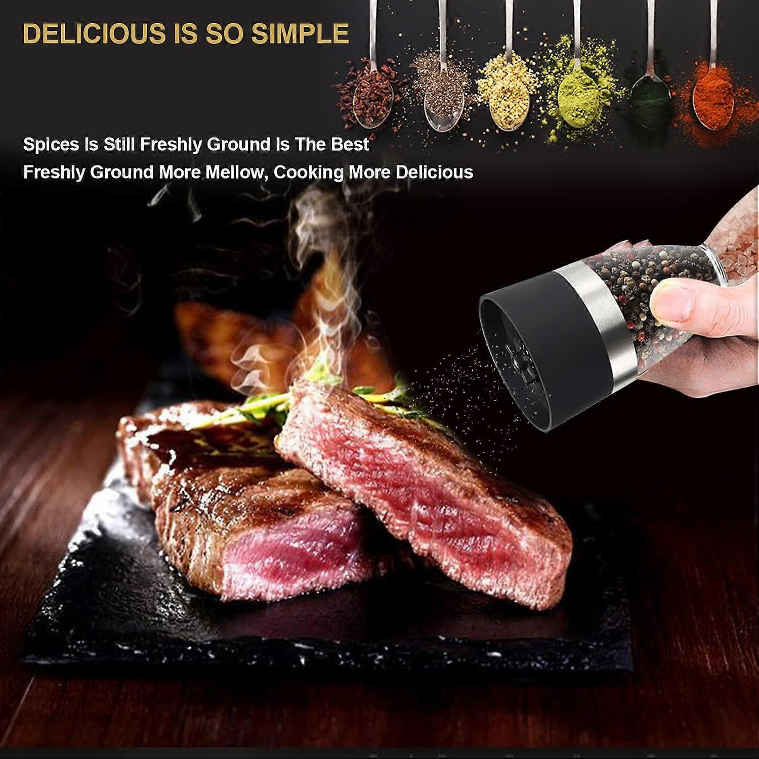 Salt and Pepper Mill 2 In 1 Manual Pepper Mill,1PCS Peugeot Pepper Mill ...