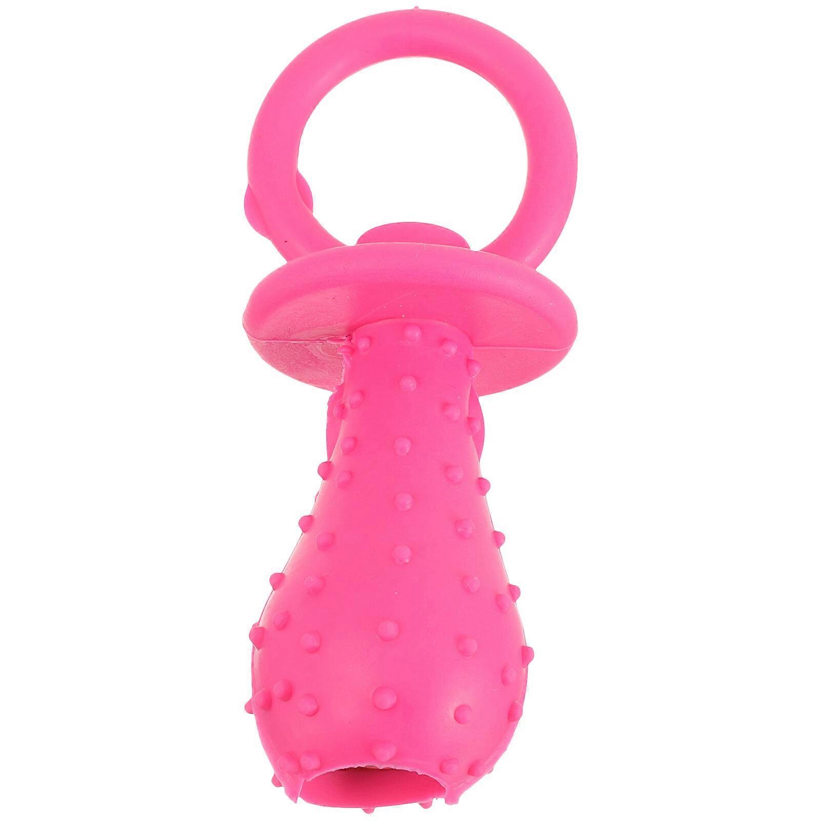 Pet Pacifier Toy Rubber Puppy Dog Cat Molar Pacifier Tooth Cleaning Toy ...