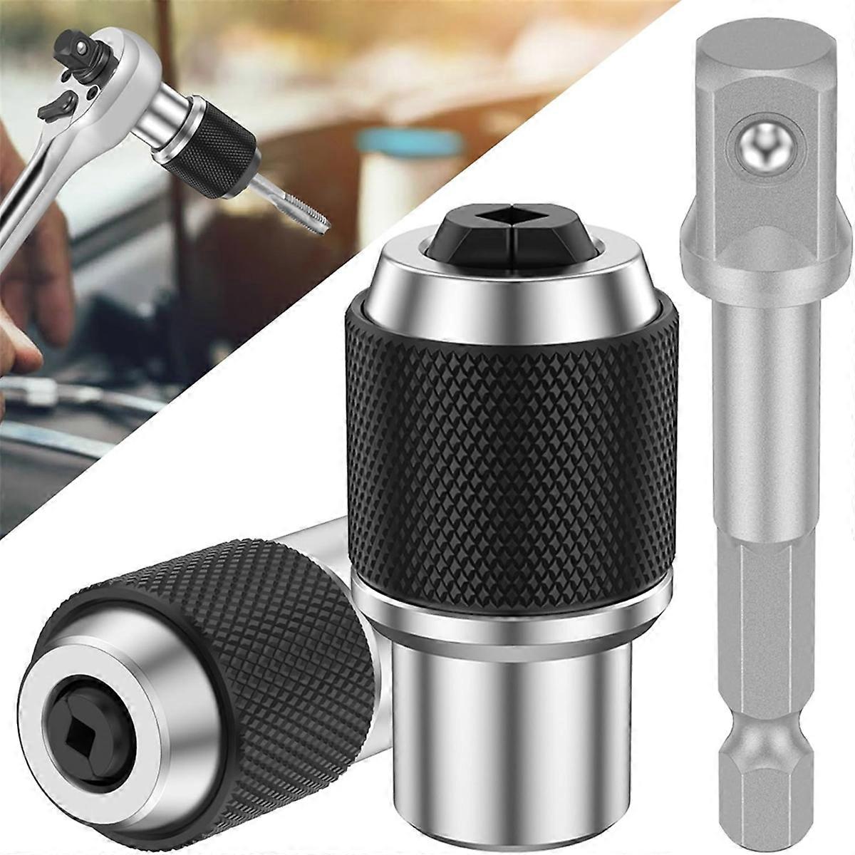 Tap Socket Set, Tap Holder Tool for 6-1/2 Tap and 3/8Inch Drive Tap ...