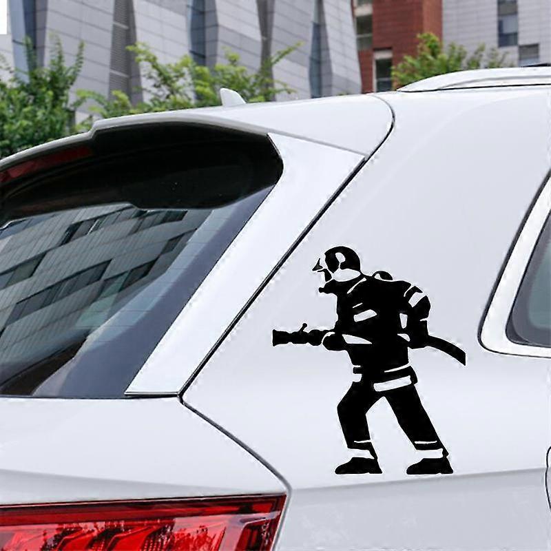 CS-318# 15*17.6cm FIRE WITH HOSE Die-Cut Vinyl Decal Car Sticker ...