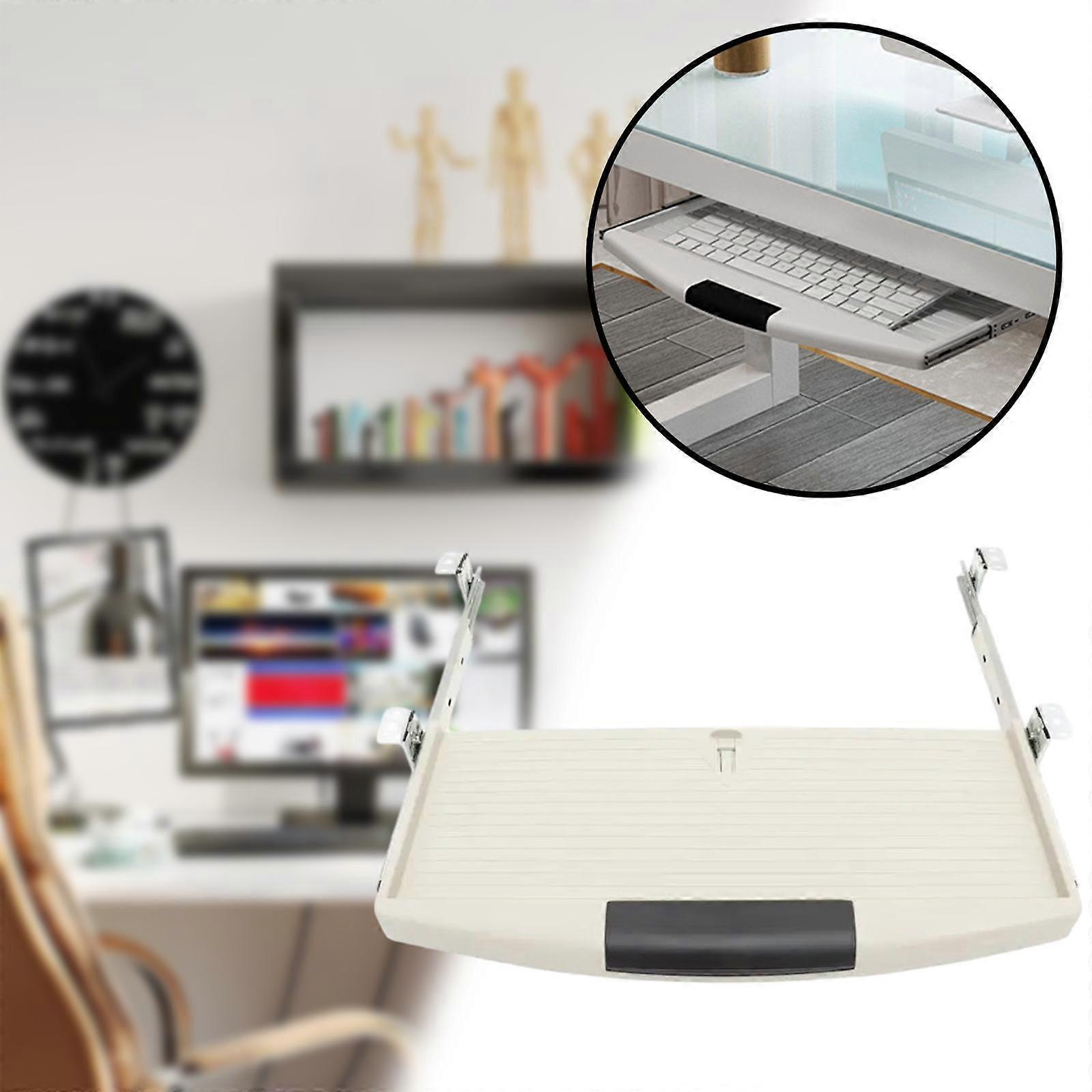 Slide Out Computer Drawer, Keyboard Tray under Desk, Multipurpose ...