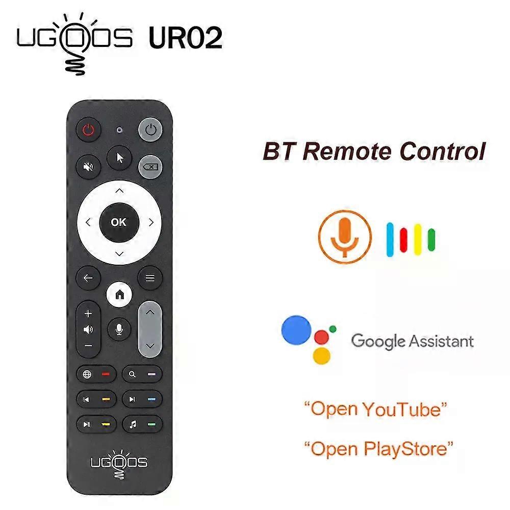 Original UGOOS UR02 BT Voice Remote Control Replacement for Ugoos TOX1 TOX3 TOX4 AM8 PRO AM6B ...