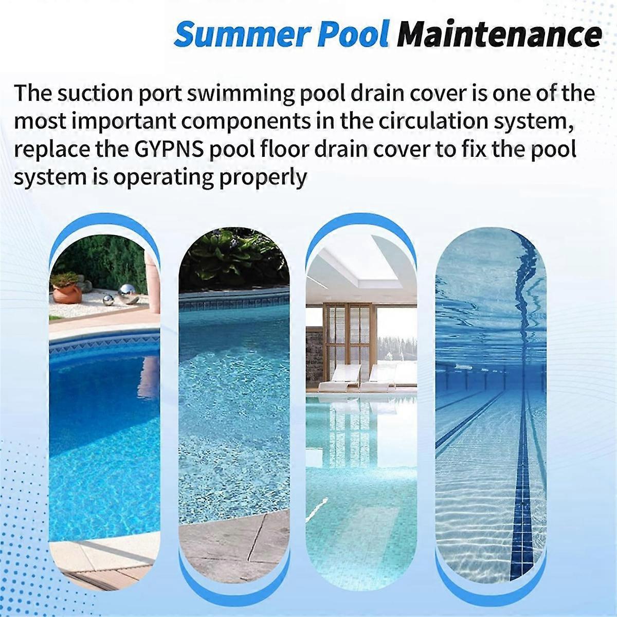WG1030AVPAK2 Ground Pool Drain Cover and Frame Kit,for Pool Parts ...
