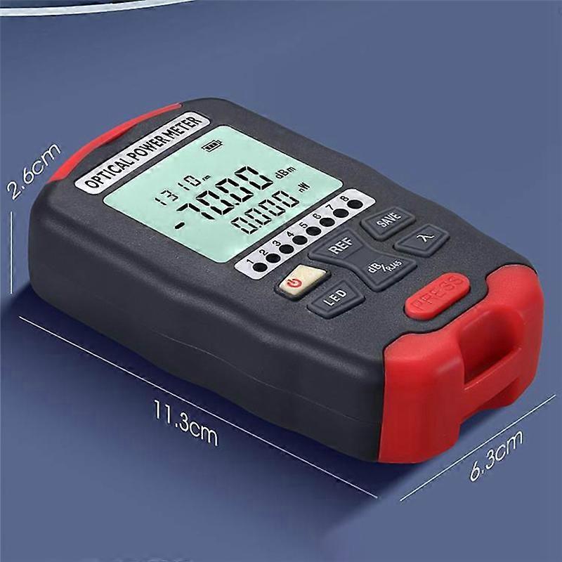 Optical Fiber Power Meter Fiber Visual Fault Locator 10 Wavelengths ...