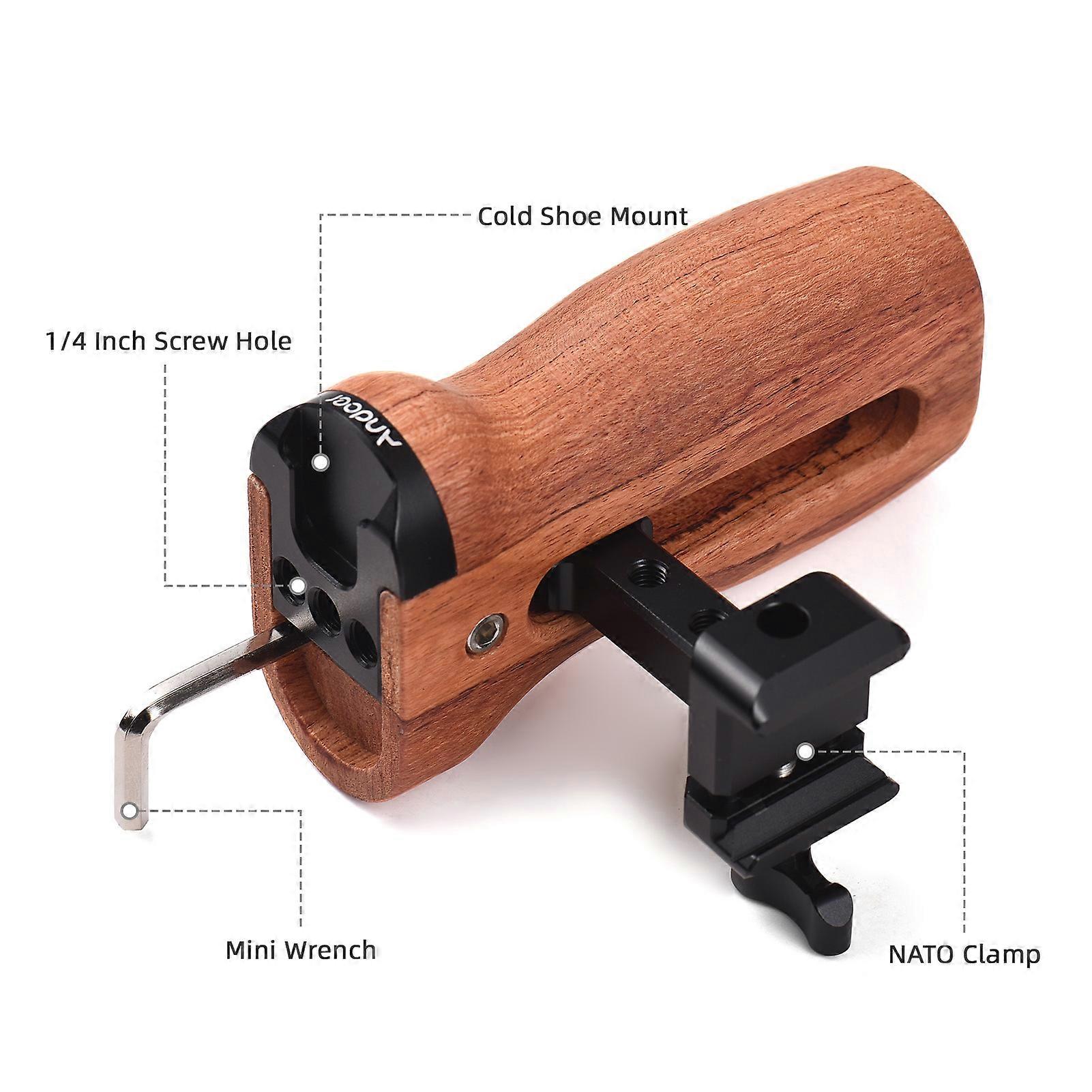 Andoer Universal Top/ Side Handle for Camera Cage Left/ Right Side ...