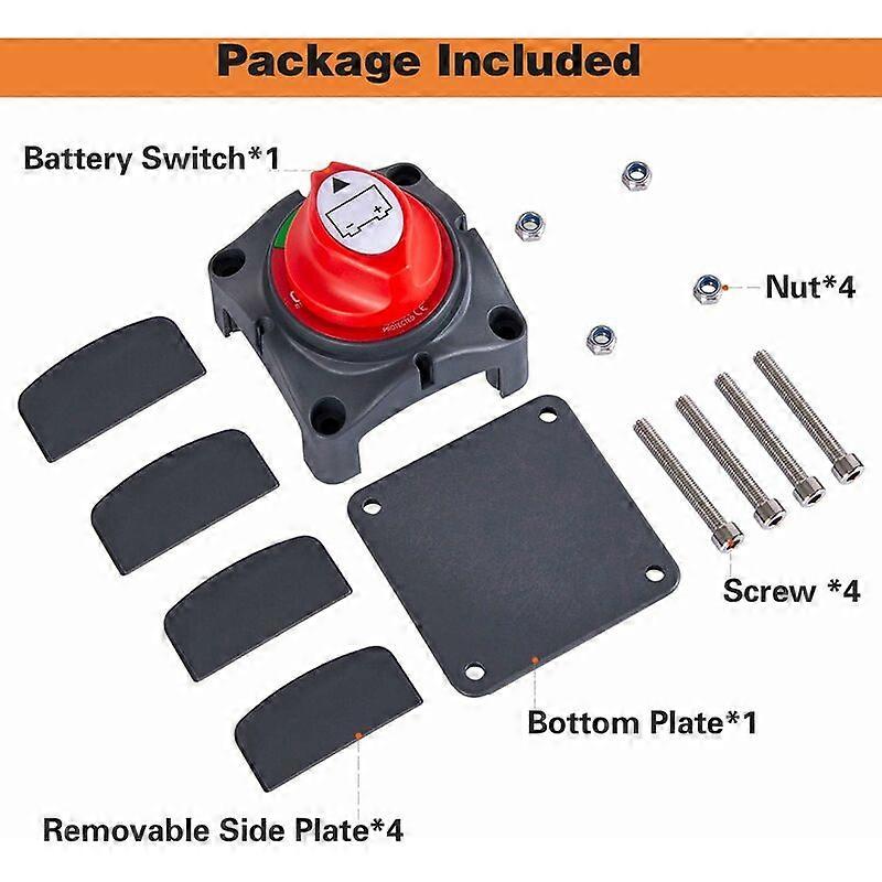 Appliance switch, sr 12v-48v battery isolator switch, waterproof ...