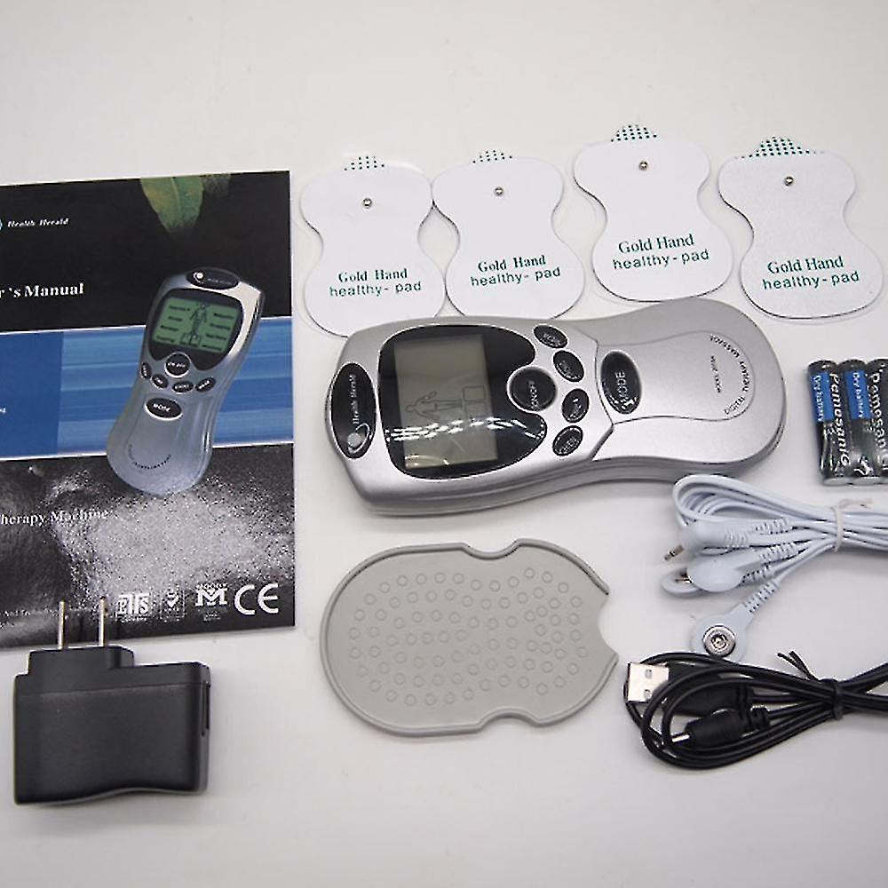 4 Electrode Health Care Tens Acupuncture Electric Therapy Massageador ...