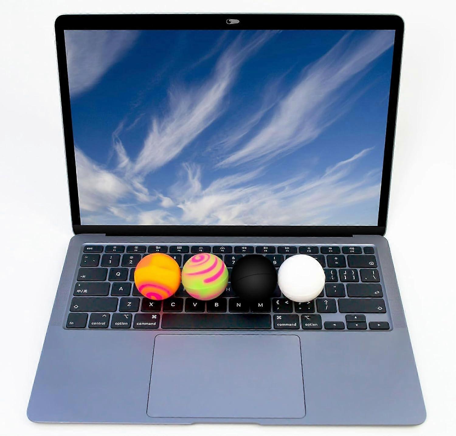 Silicone Laptop Stand Ball Cooling Feet AntiSlip Lightweight Portable ...