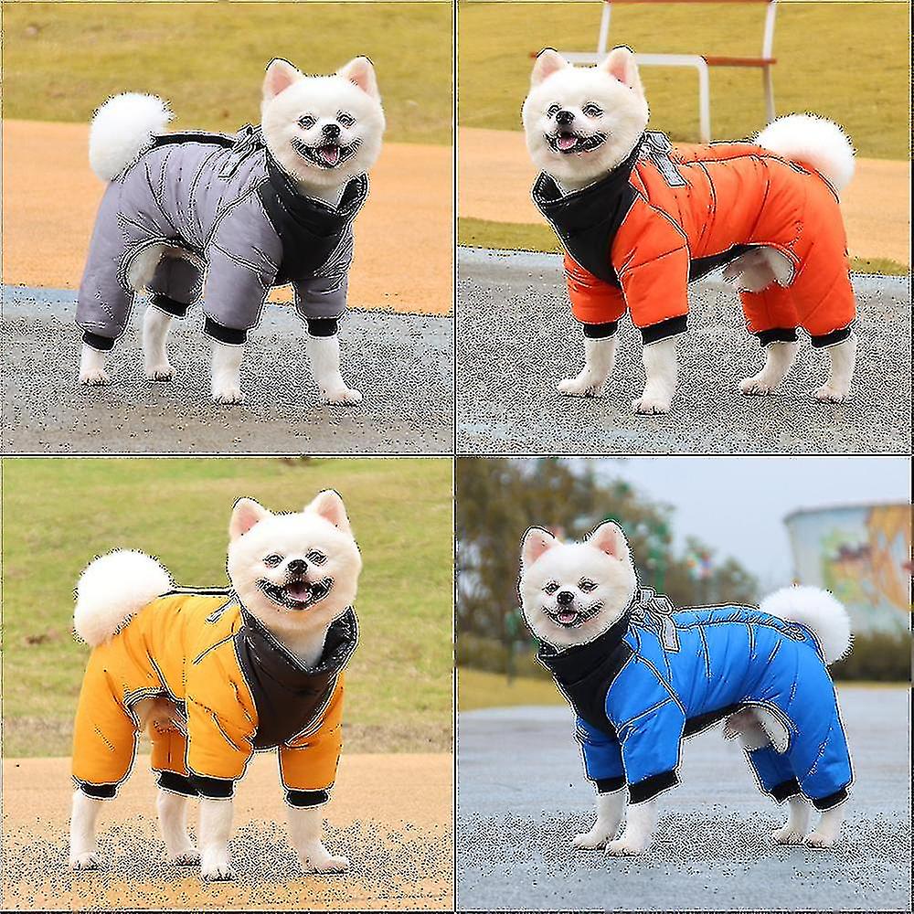 Winter Pet Dog Clothes Waterproof Dog Coat With D Ring Warm Pet ...