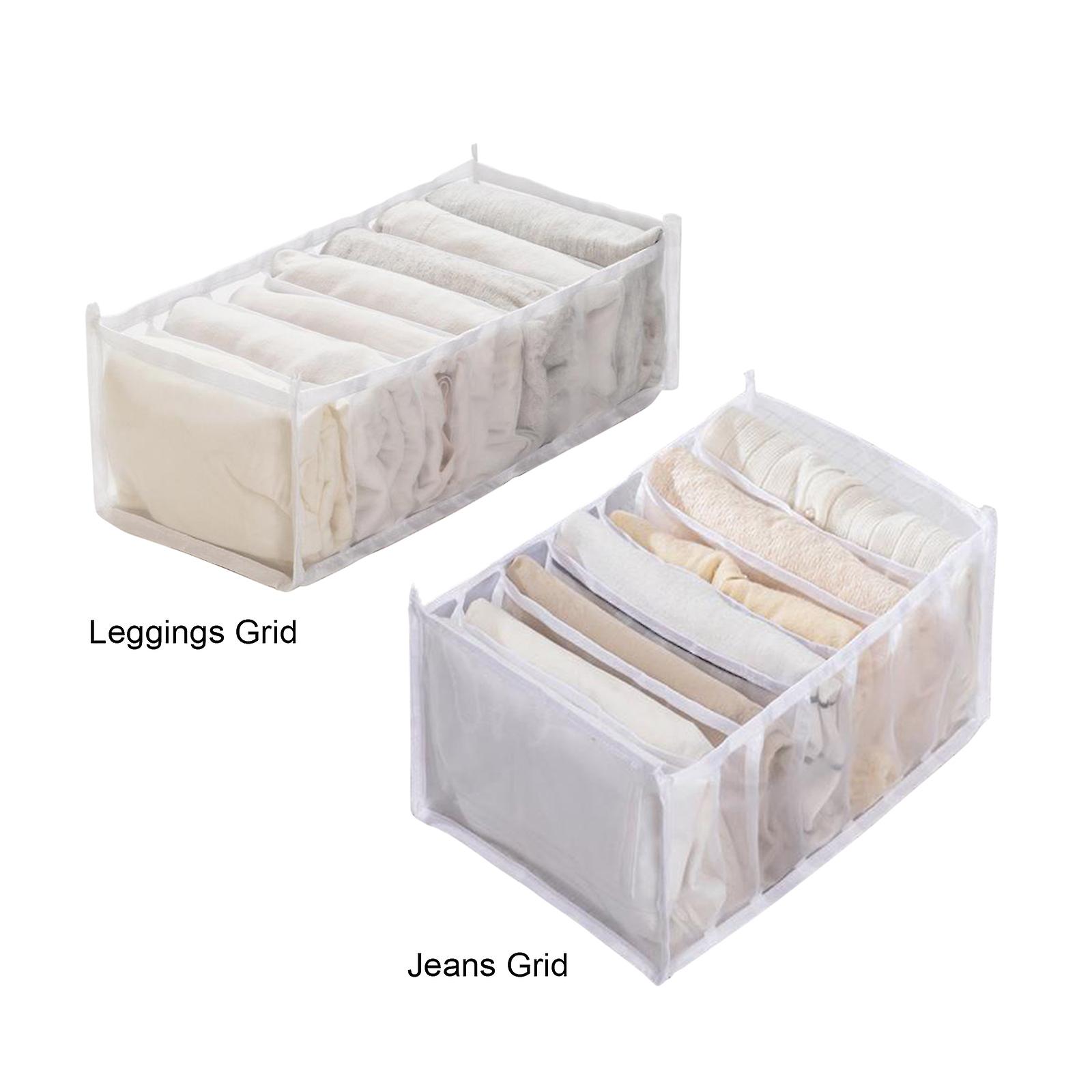 Foldable Closet Drawer Organizer Clothes Drawer Mesh Separation Box ...