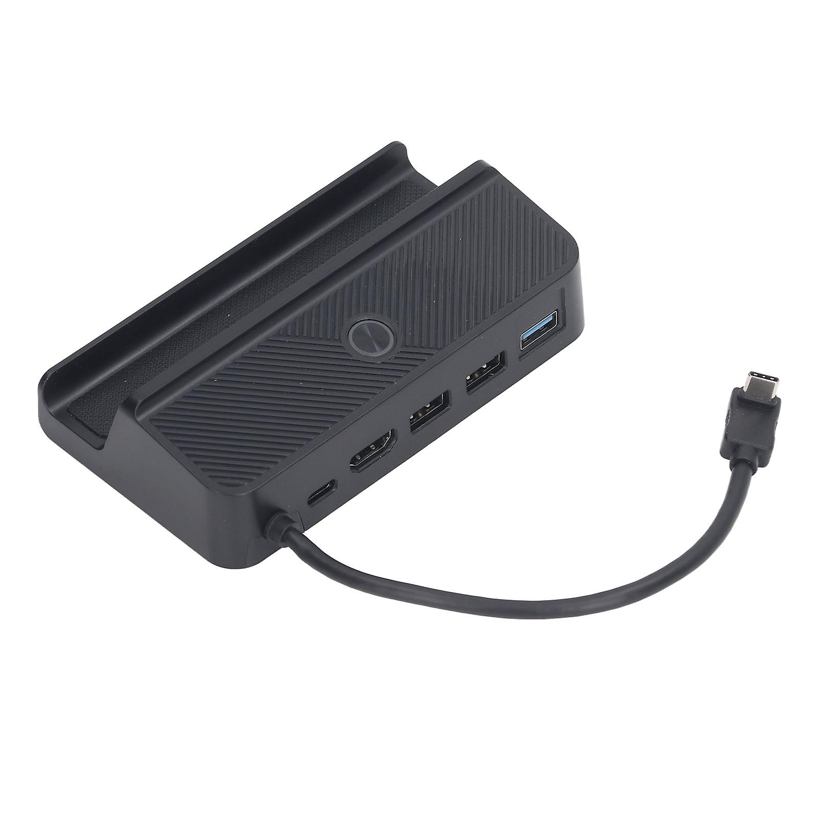 Docking Station for Steam Deck 6 in 1 RGB Lights HD 4K USB2.0 100W PD ...