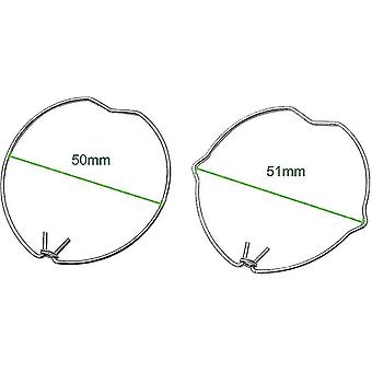 Pack Of 30 Gu10 Mr16 Retaining Spring Rings Clips 50mm Diameter ...