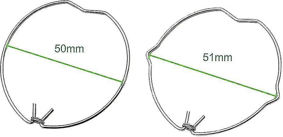 Pack Of 30 Gu10 Mr16 Retaining Spring Rings Clips 50mm Diameter ...