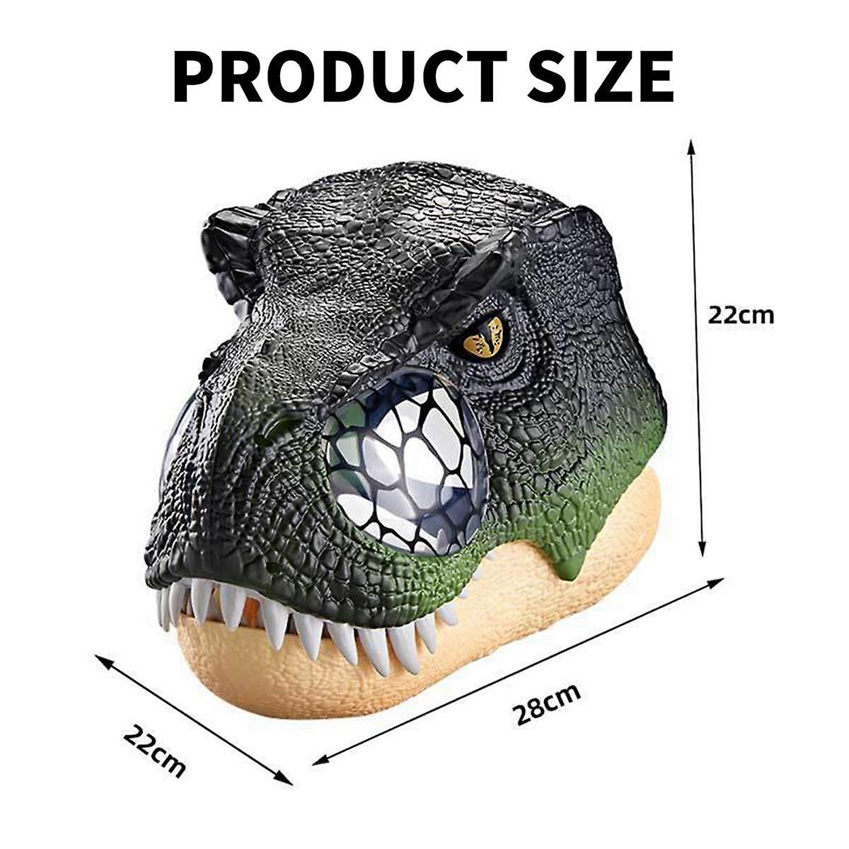 Dinosaur Mask Removable Jaw with 2 Claws, Role Play Toy with LED ...
