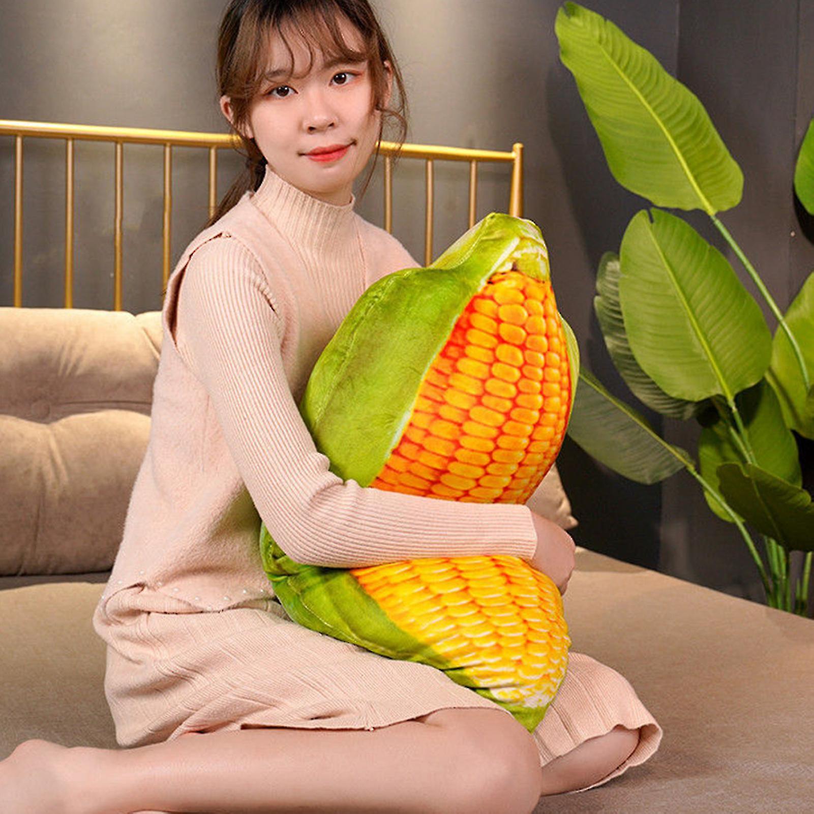Corn Cob Small Throw Pillow Simulated Corn Plush Toy Soft Touch Hug For ...