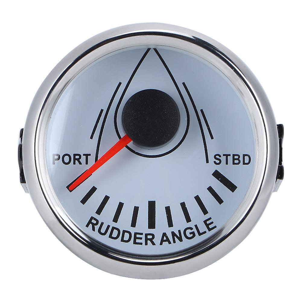 52mm Universal Boat Rudder Angle Indicator 0-190ohm Signal with Rudder ...