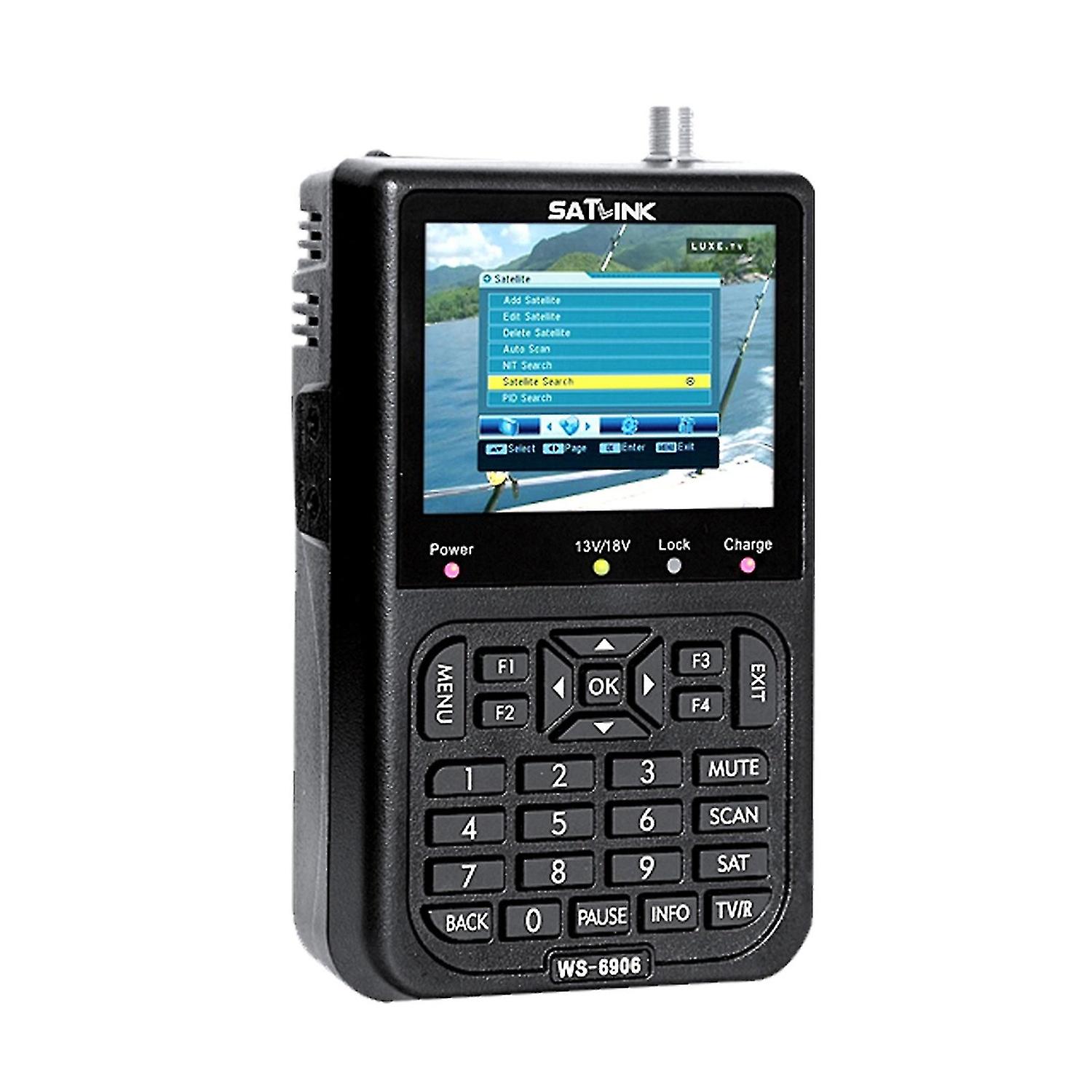 SATLINK WS6906 3.5in LCD Display Data Digital Satellite Signal Finder ...