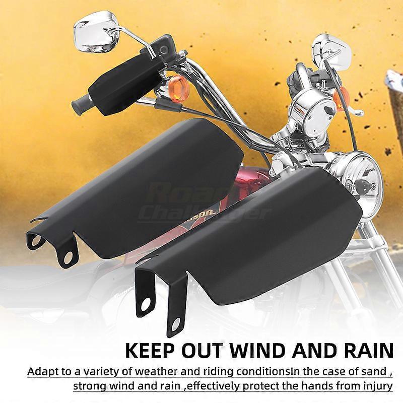 Matte Black Motorcycle Handle Bar Hand Guards Protector Handguards For ...