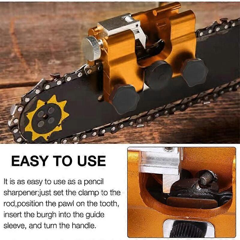 Chainsaw Chain Sharpener, Hand Crank Chainsaw Chain Sharpener ...