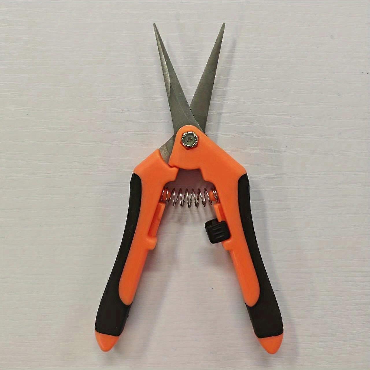 Professional Titanium-Coated Gardening Scissors with Precision Curved ...