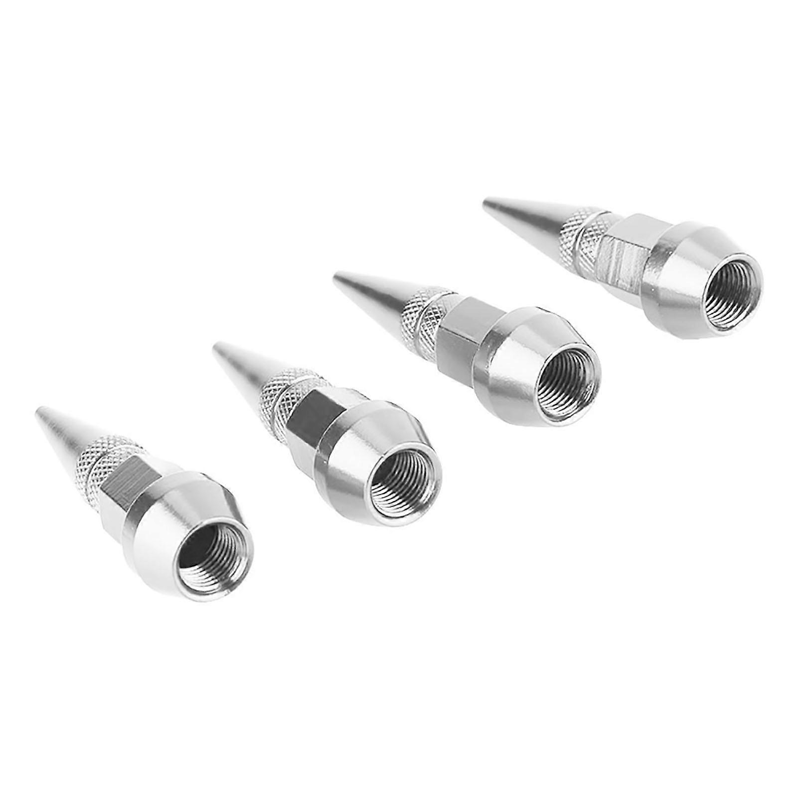 4Pcs Aluminum Alloy Spike Wheel Tire Valve Stem Car Truck Air Dust Caps ...