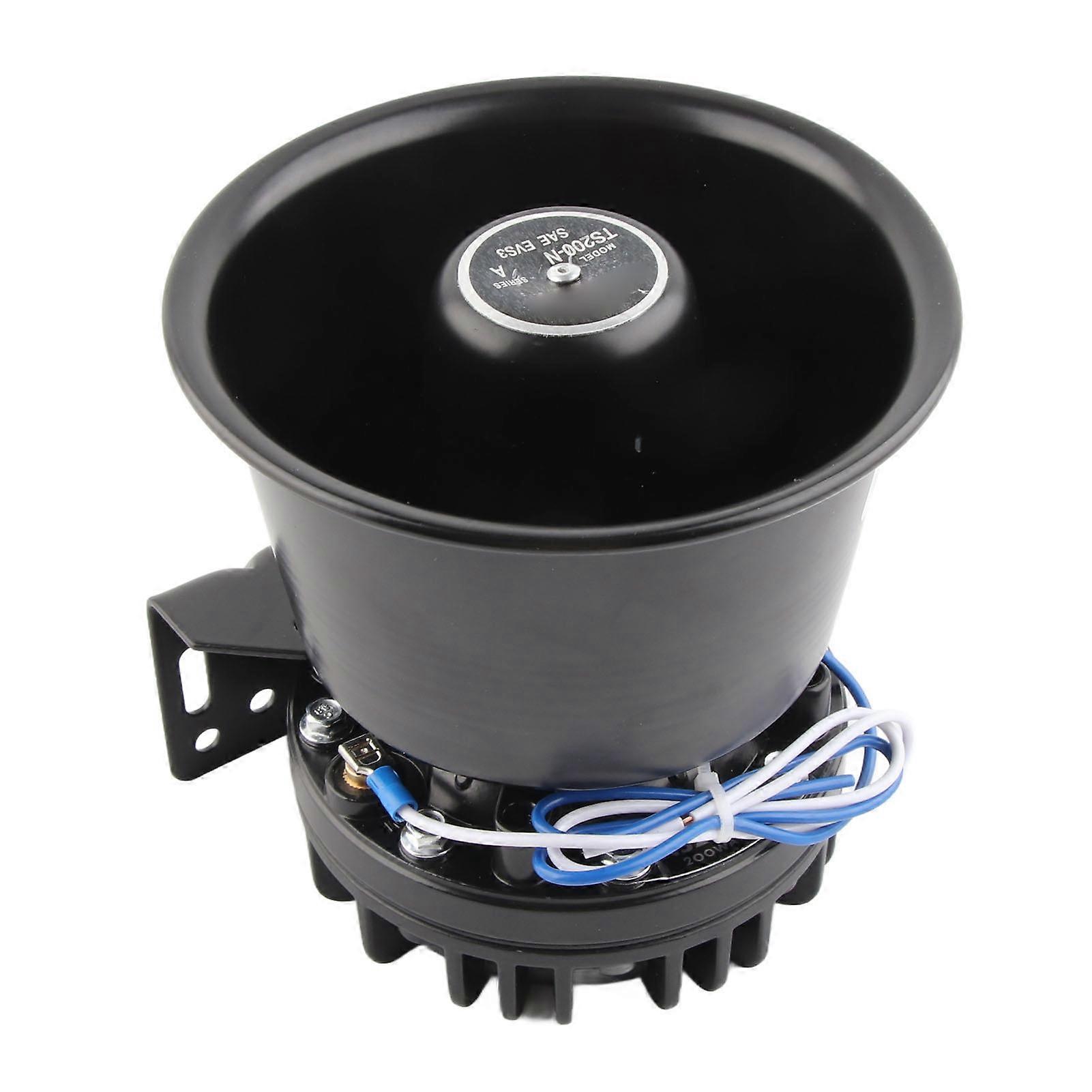 Warning Siren Speaker 200W 130dB Emergency Alarm Cone Car Horn for ...