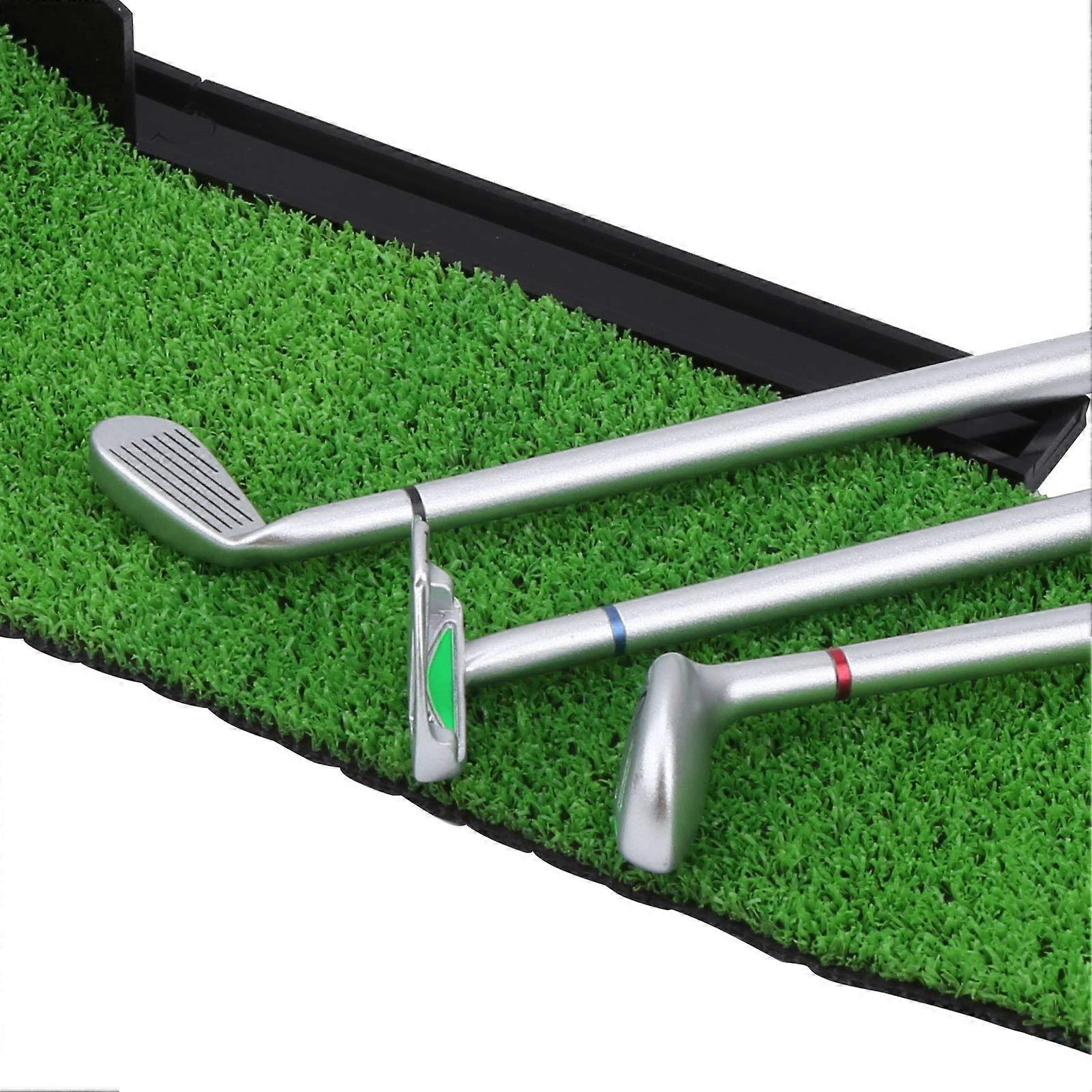 Desktop Golf Set, Simulated Grass Mat, Golf Putting Mat Practice ...