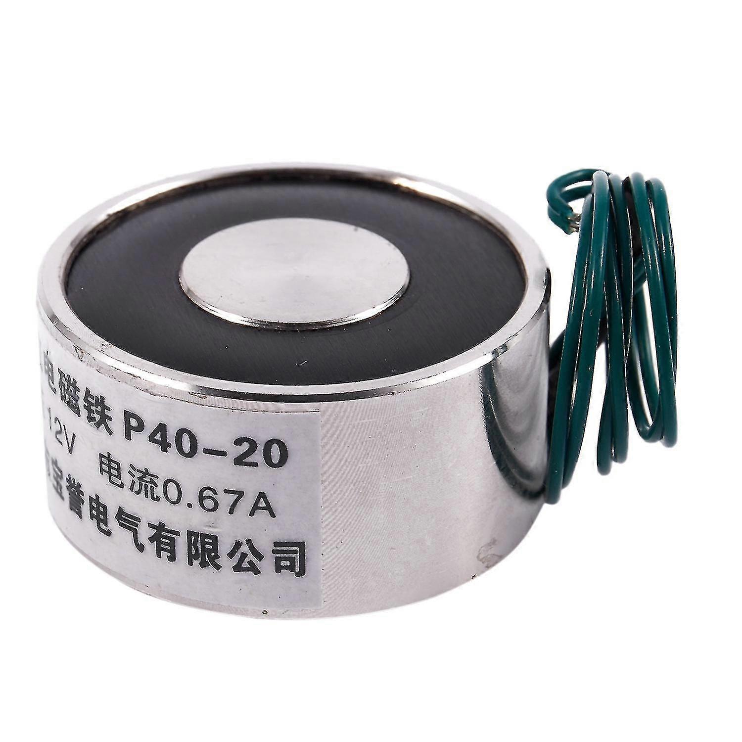 -p40/20 12v 55lb 25kg elektrisk løftemagnet elektromagnet magnet magnet ...